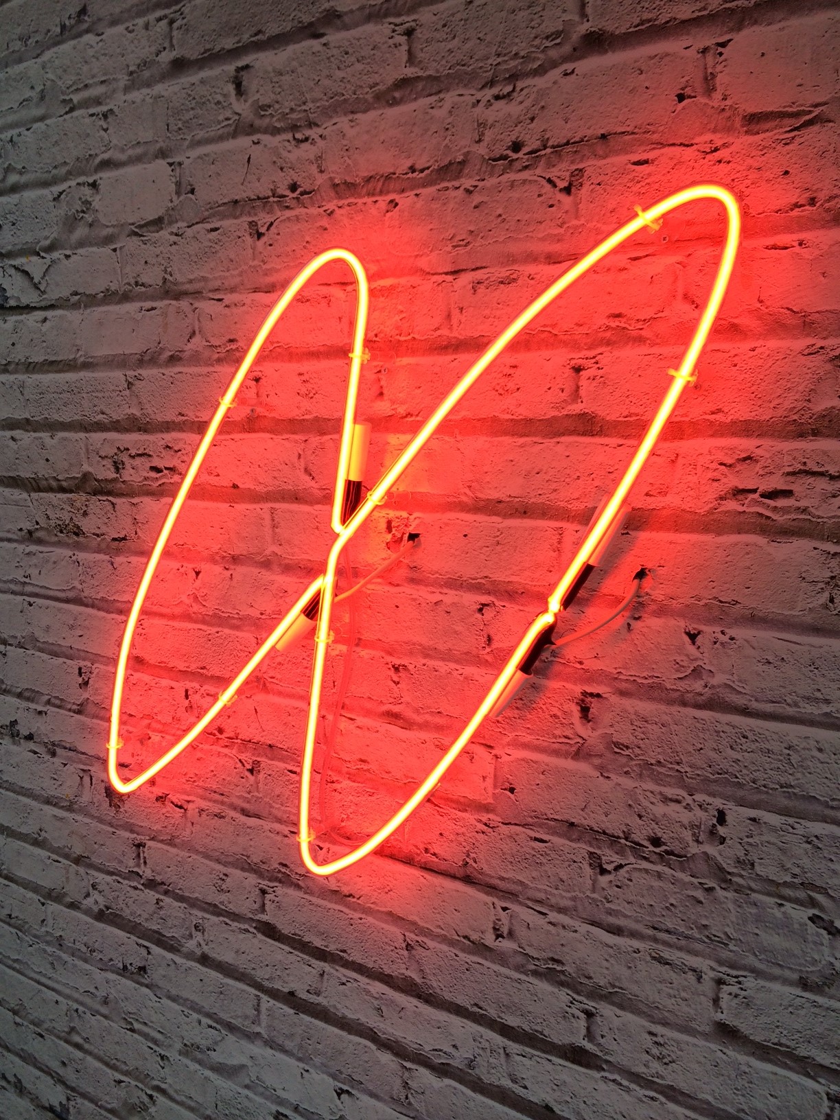 Clear Red Neon Install – Cabot Neon Signs